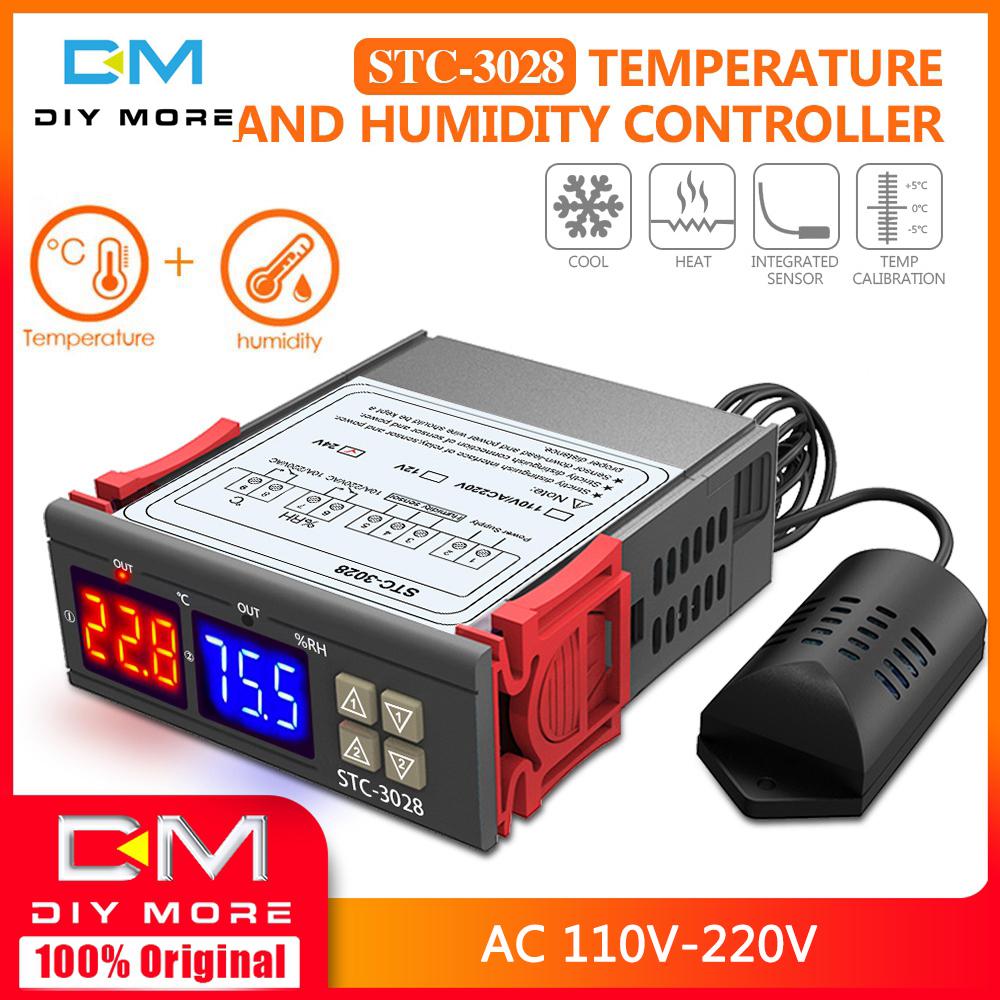 Original Diymore Arduino 12V 24V 220V 10A STC-3028 Digital Temperature ...