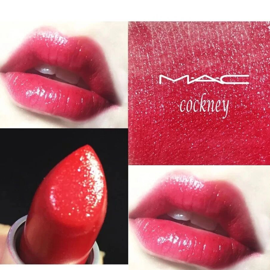 ลิปสติก MAC 3g / Lipstick #502 cockney โทนแดงเชอรี่ - Cute_4u - ThaiPick