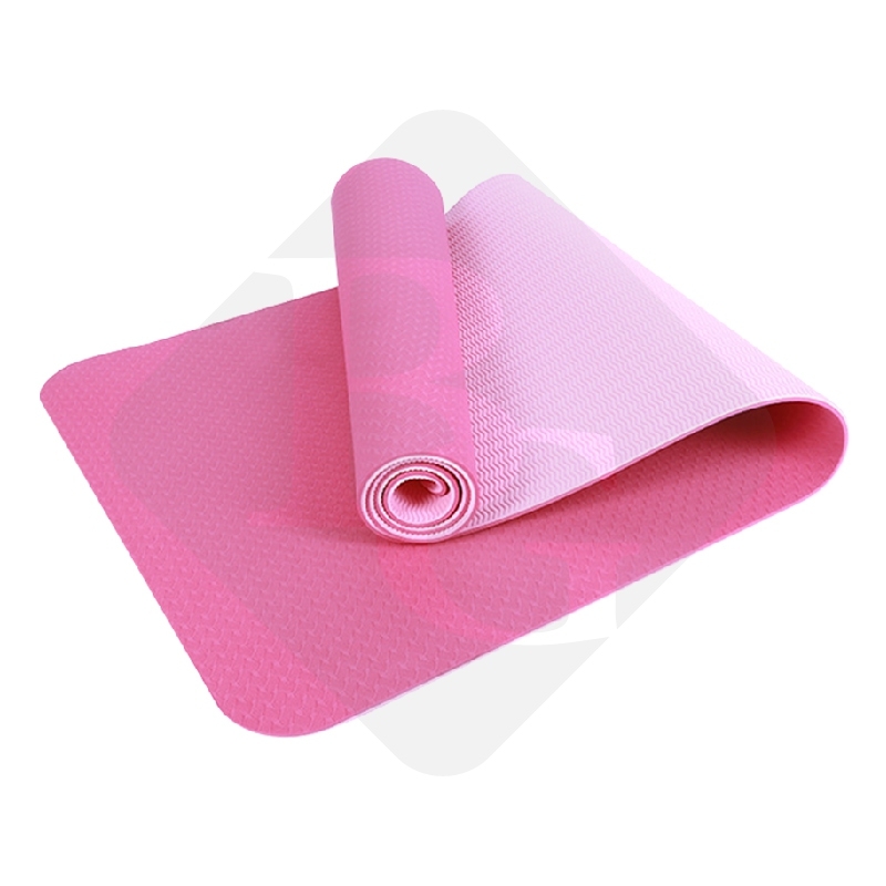 BG Yoga Mat New สีชมพู เสื่อโยคะ เบาะรองออกกำลังกาย วัสดุ ช่วยลดแรง ...