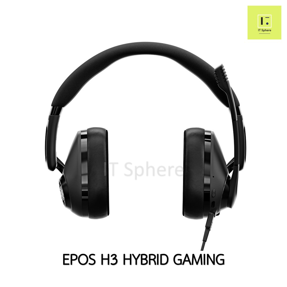 ศูนย์ไทย ประกัน 2 ปี หูฟัง EPOS H3 HYBRID GAMING HEADSET BLACK WHITE สีดำ สีขาวประกัน 2 ปี - IT ...