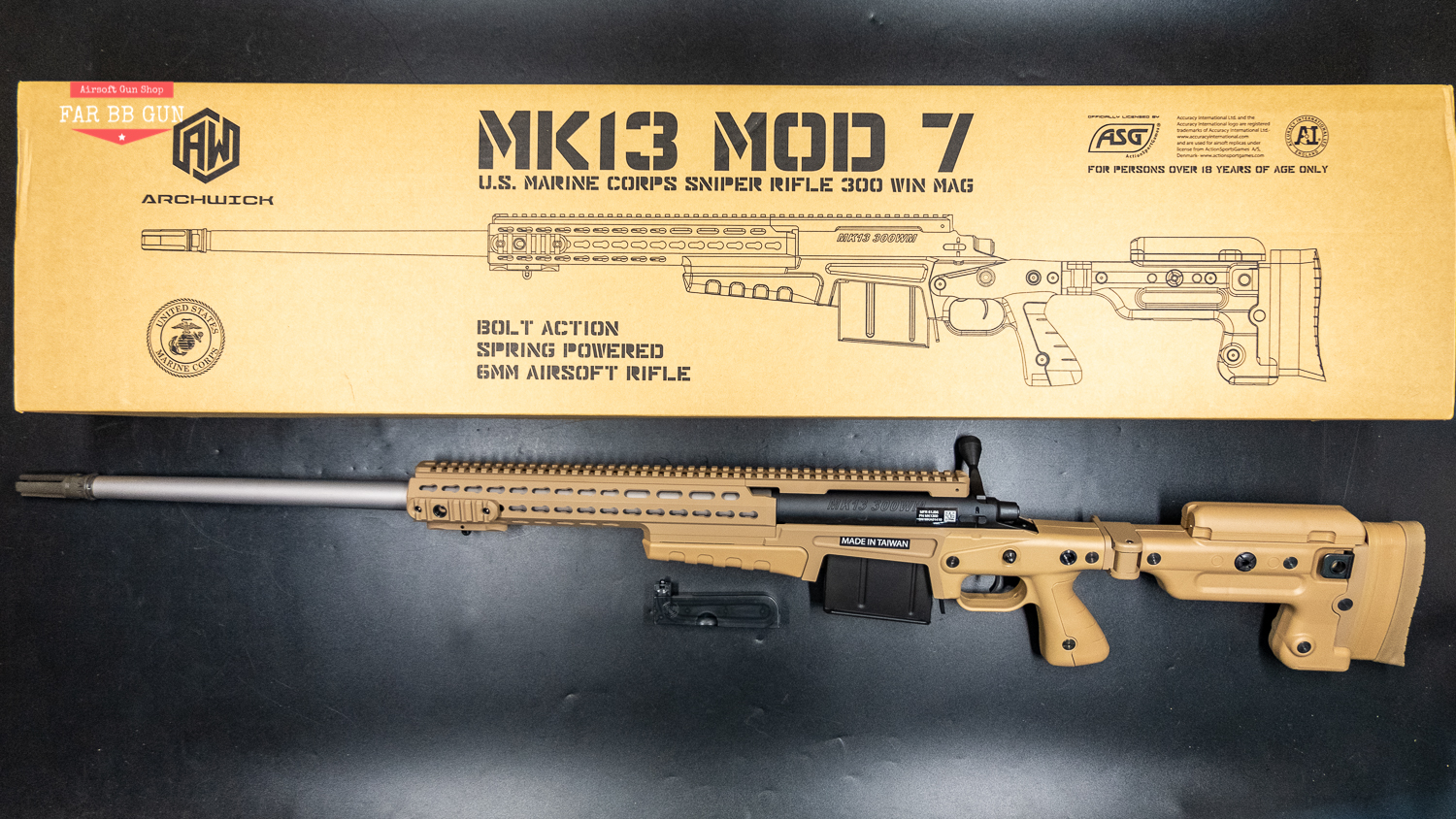 ของเล่น Archwick MK13 MOD 7 TAN ระบบสปริง | Lazada.co.th