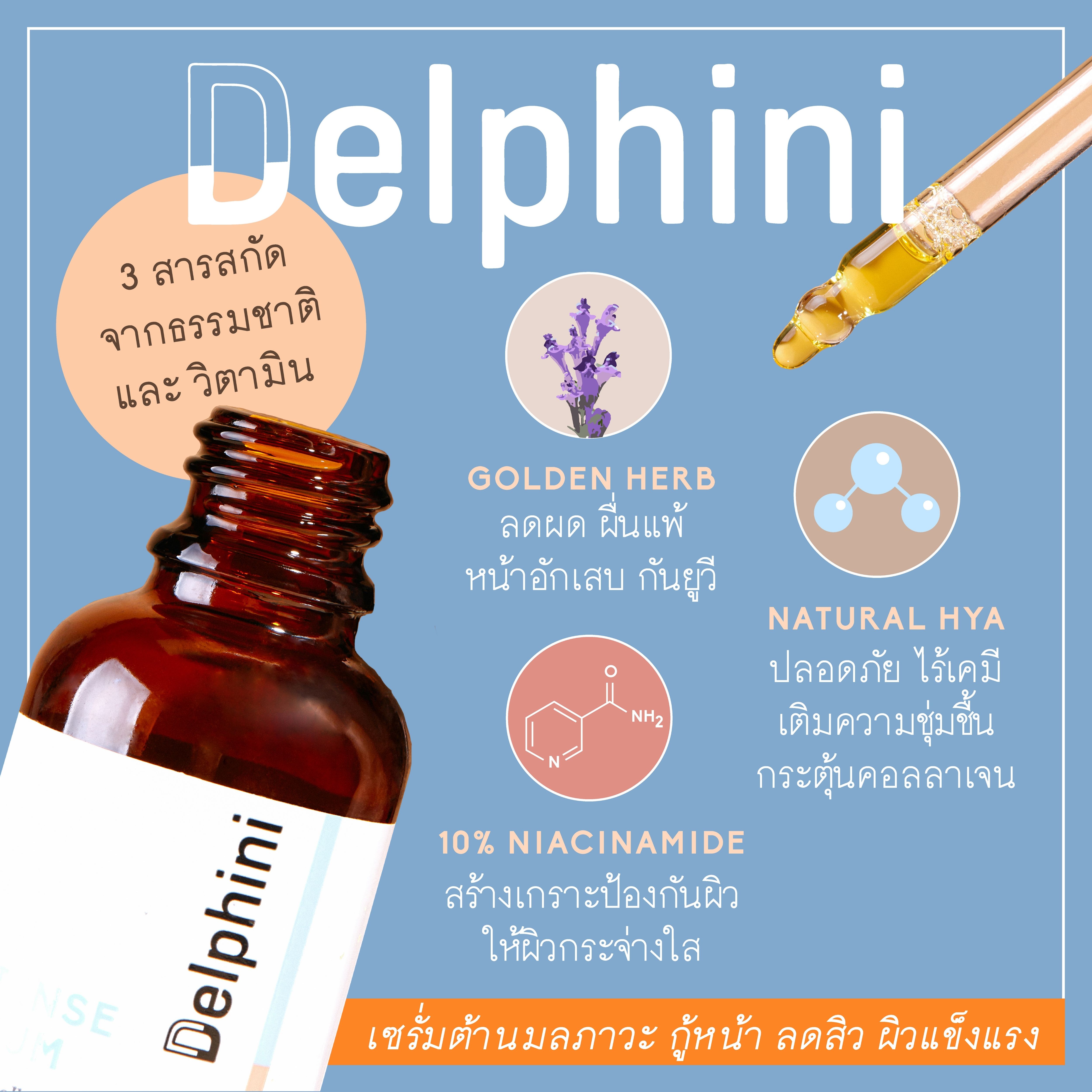 Delphini Intense Serum - Antipollution complex [Limited edition - 2 ...