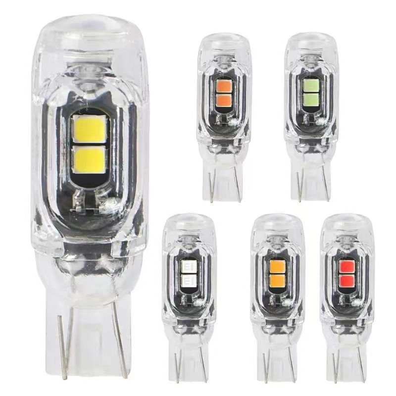 2022! LED (สว่างมาก) ไฟหรี่ ไฟส่องป้ายทะเบียน ไฟส่องแผนที่ T10 5SMD (ราคาต่อ1หลอด) (0399 ...