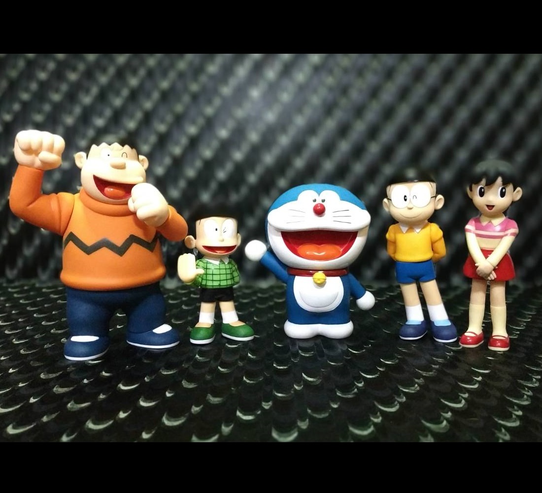 Model Doraemon Set 5Type โมเดล โดราเอม่อน เซ็ต 5ตัว (ซอฟท์ไวนิล) สีสัน ...