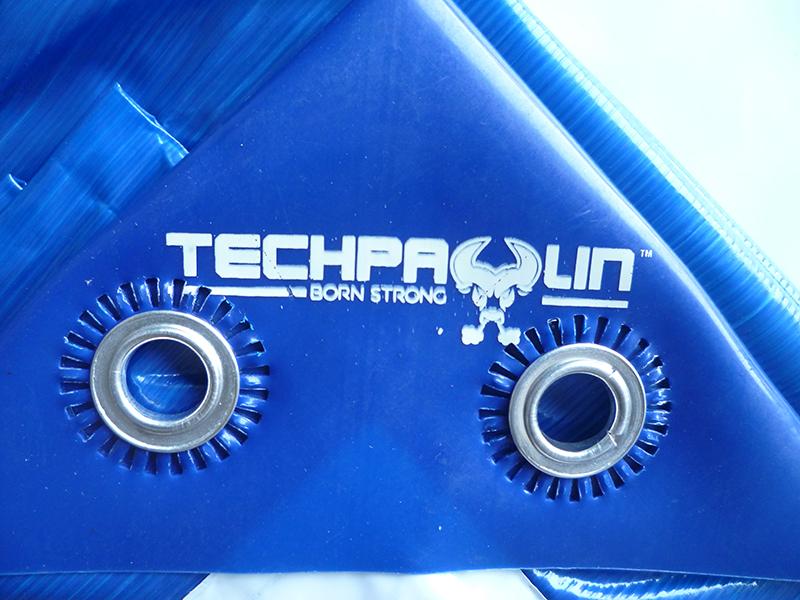 ผ้าใบกันน้ำ Techpaulin HD PE ขนาด 4 x 10 เมตร (Blue) - ConductorShop ...