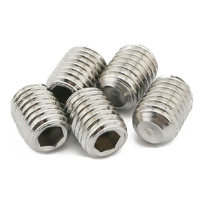50Pcs M2.5 x 3mm Stainless Steel Hex Socket Set Grub Screws Headless Cup Point - rainning - ThaiPick
