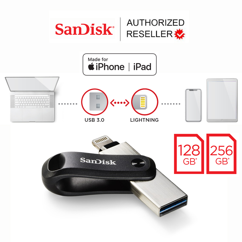 (พร้อมส่ง) iXpand Flash Drive Luxe 64GB for Iphone Ipad แฟลชไดร์ฟ รุ่น ...