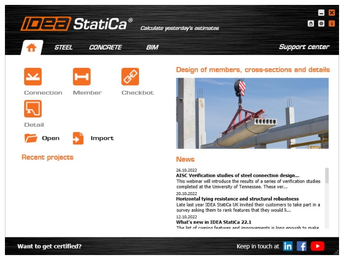 IDEA StatiCa v21 Lifetime For Windows Full Version Sent email only - PN_STORE02 - ThaiPick