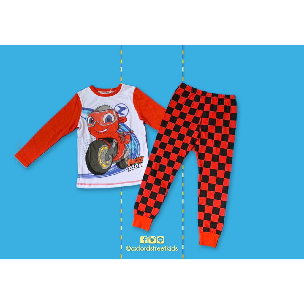 5-6Y Ricky Zoom Pyjamas Set ชุดนอนเด็ก - Oxford Street Kids - ThaiPick