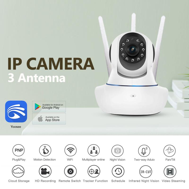 Home IP Security Camera / 1.4 MP HD 960p / 3 เสา / CCTV / Panorama ...