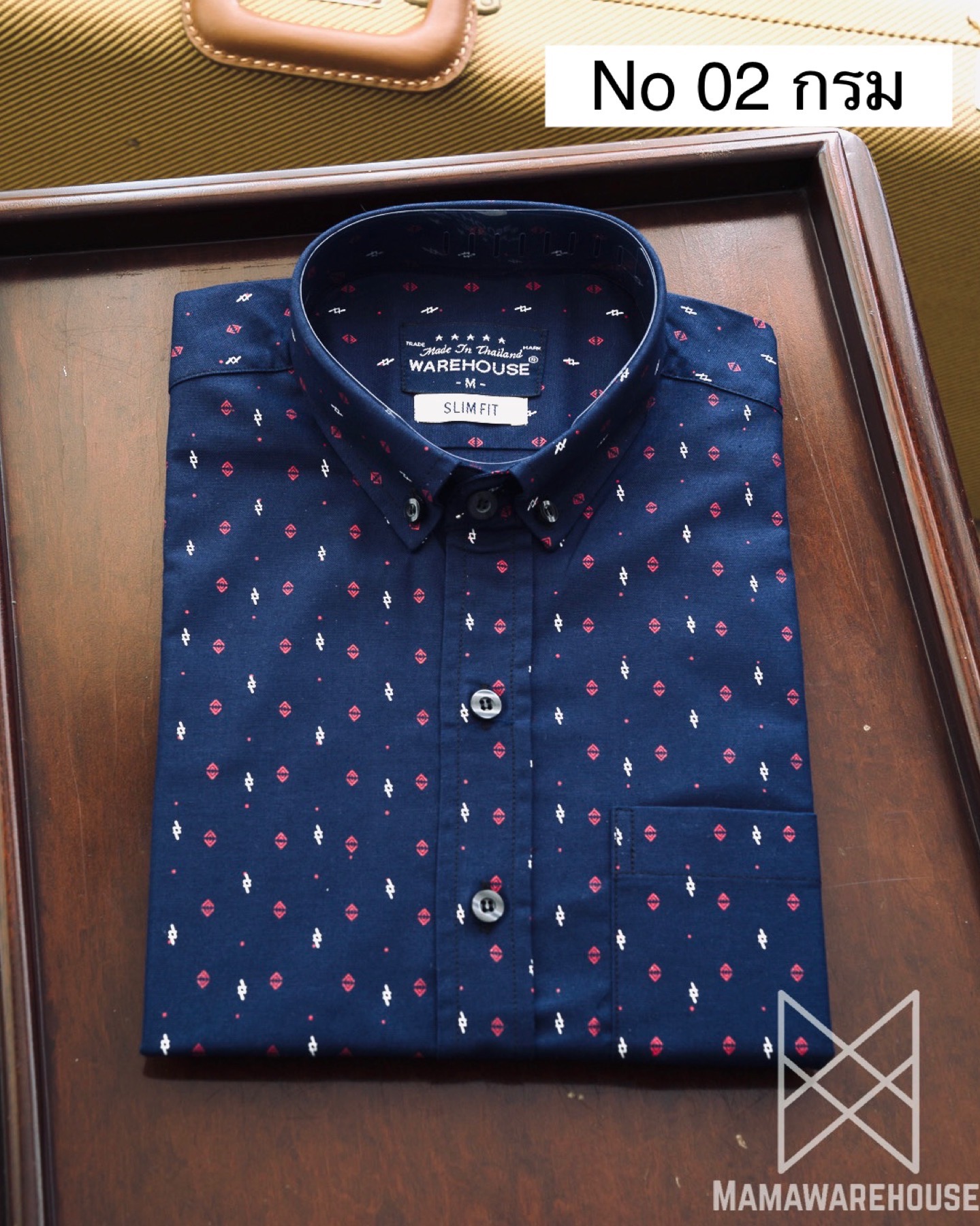 เสื้อเชิ้ตผู้ชาย 2020 แขนสั้น เสื้อคอปกแขนสั้น พิมพ์ลาย No02 ไซส์พิเศษ ...