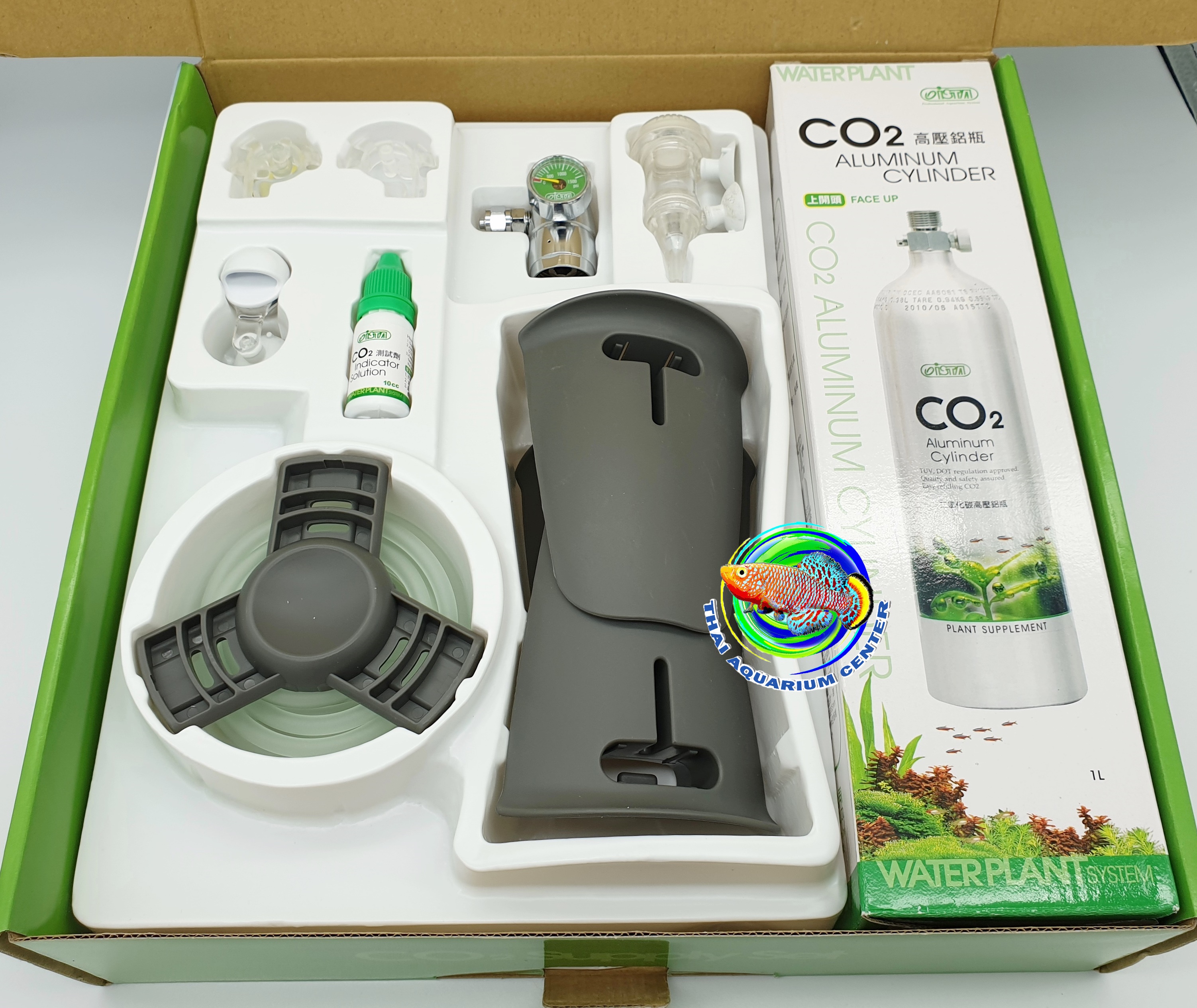 ISTA Co2 Basic Box Set ชุดถังคาร์บอนอลูมิเนียม ขนาด 1 ลิตร อุปกรณ์ครบ ...