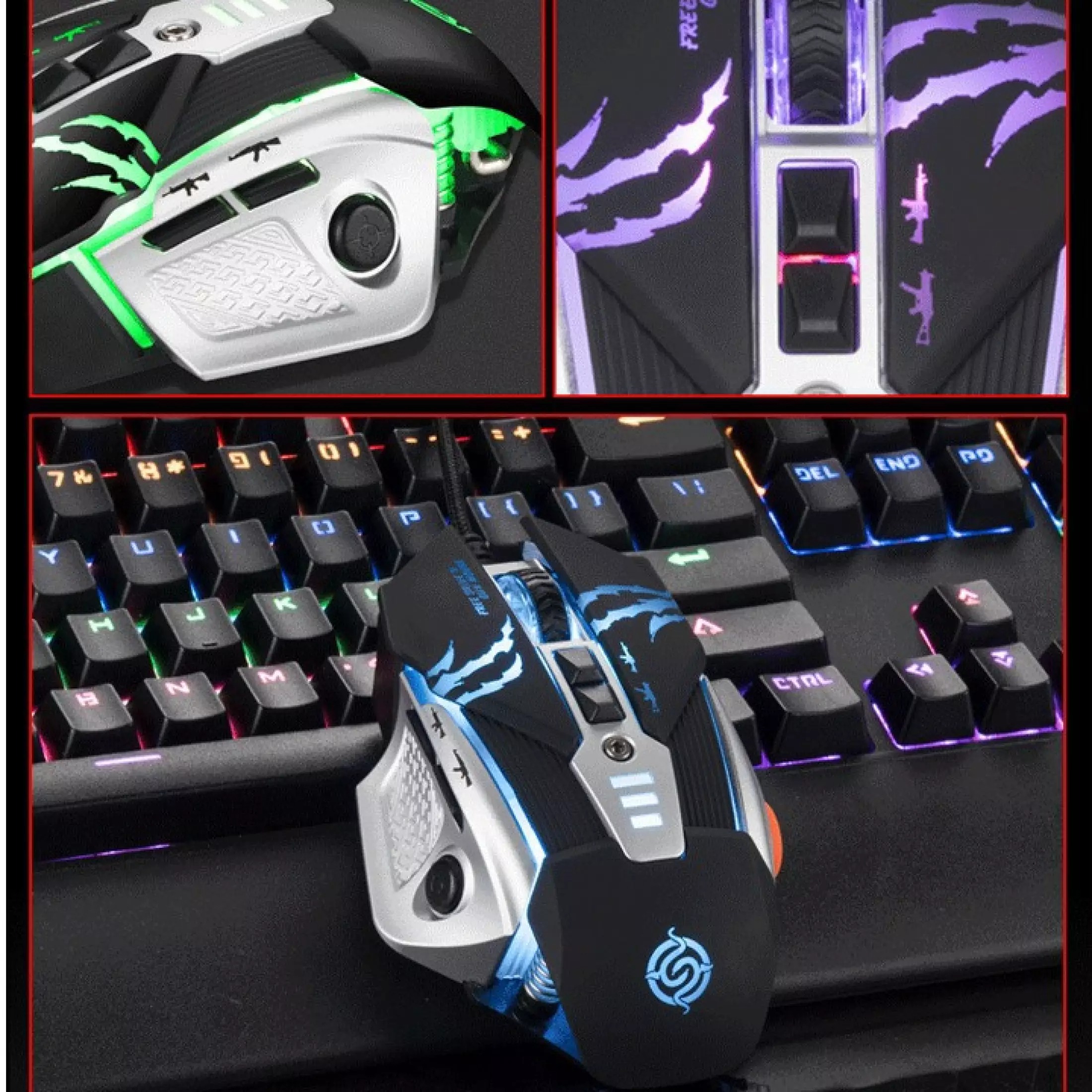 (พร้อมส่ง) เมาส์เกมมิ่ง K-snake G02 เมาส์เล่นเกมส์ เมาส์เล่นเกมส์ ...