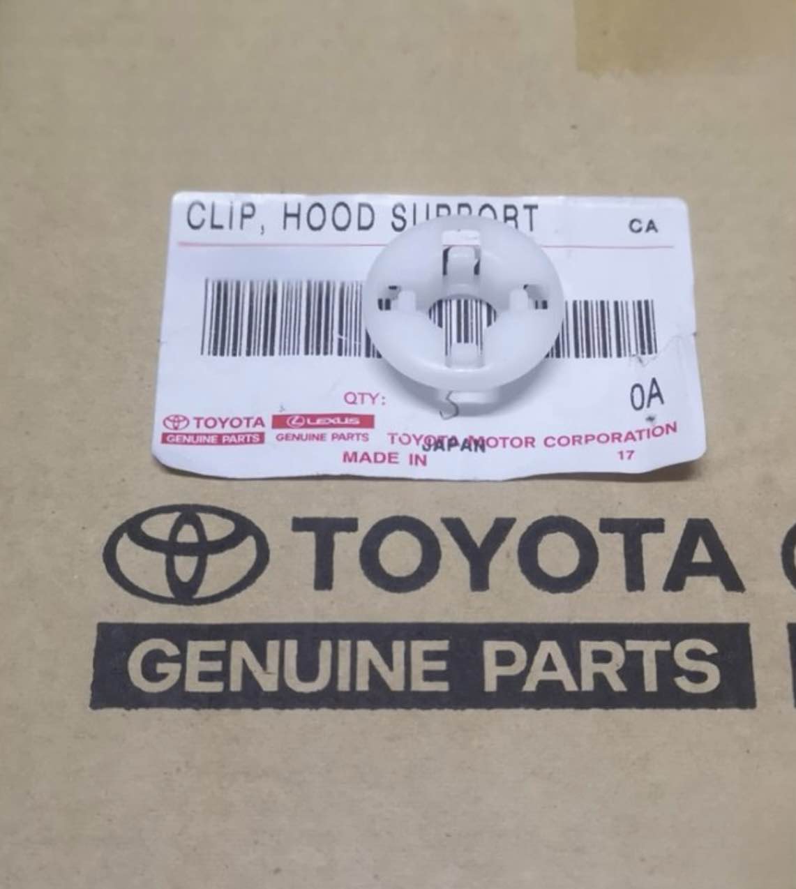 กิ๊ปล็อคเหล็กค้ำฝากระโปรง toyota altis vios vigo yaris อัลติส วีออส ยา ...