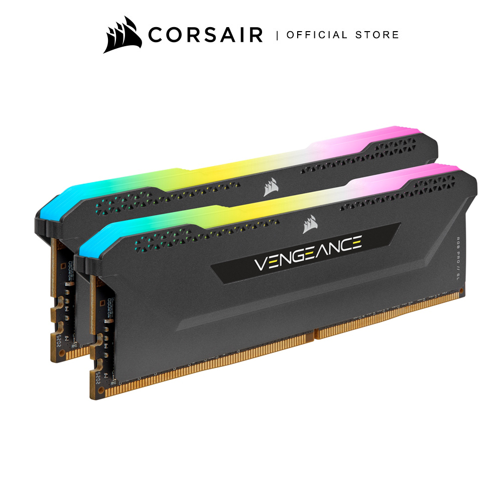 CORSAIR RAM VENGEANCE RGB PRO SL 64GB (4 x 16GB) DDR4 DRAM 3600MHz C18 ...
