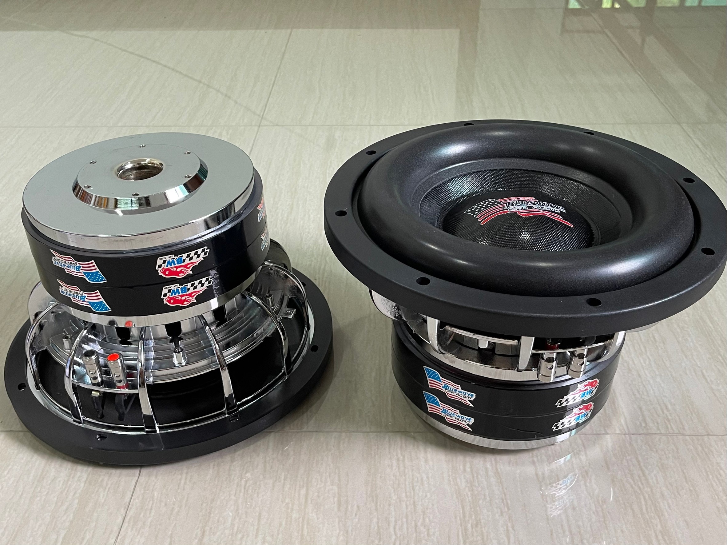 ลำโพงซับเบส แบรนด์บลูเวฟ 12นิ้ว180x25มิลx2ชั้น ว๊อย75มิล (2ดอก) 2000W. โดนัดใหญ่ เบสแรงๆ แน่นลอย ...