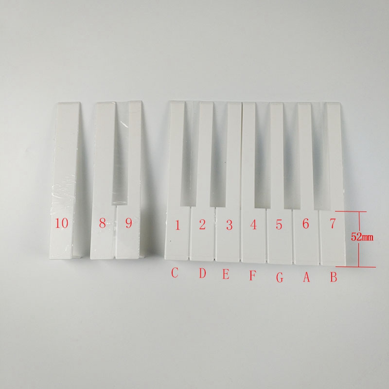 52Pcs/Lot Piano Accessories White Piano Keytop Repair Parts for Piano(5 ...