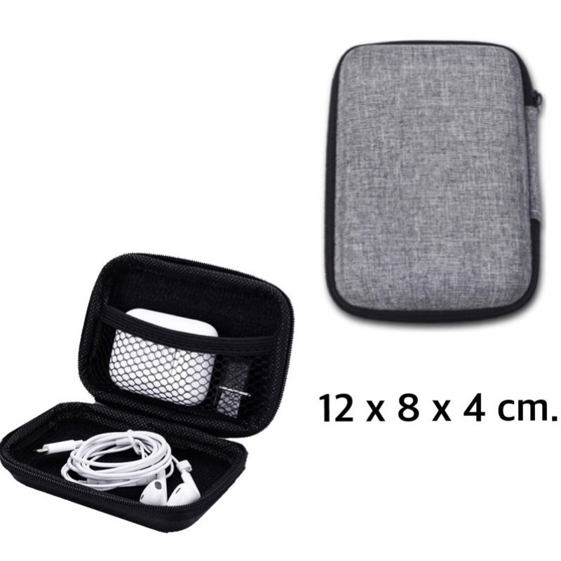 B-11กล่องเก็บหูฟัง กันน้ำ กันฝุ่น กล่องเก็บสายชาร์จ อุปกรณ์จุกจิก ...