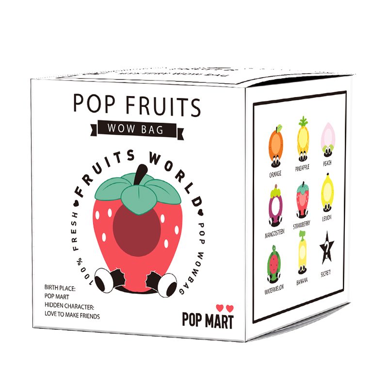 POPMART POP Fruits WOW Bag series Blind Box Doll Action Figure Birthday ...