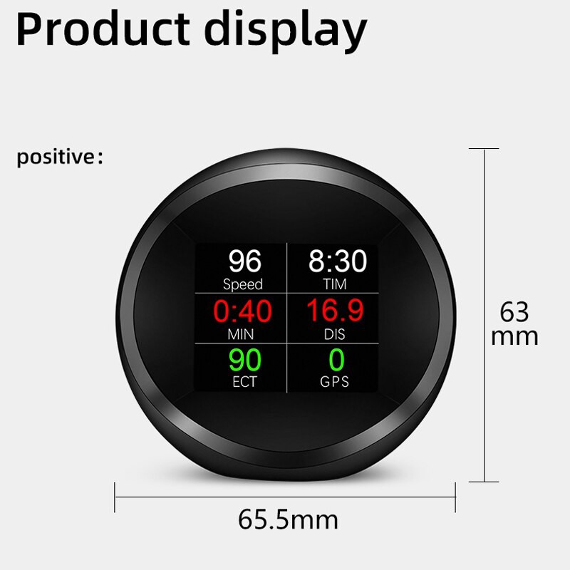 โปรโมชั่น OBD2 สมาร์ทเกจ Smart Gauge Digital Meter/Display OBD2 P11 ...
