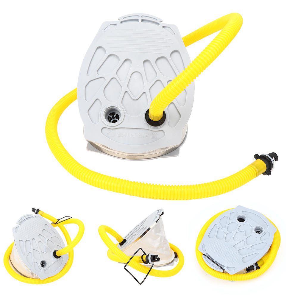 【ลดราคา】Portable Foot Air Pump Compact Plastic for Fishing Inflatable ...