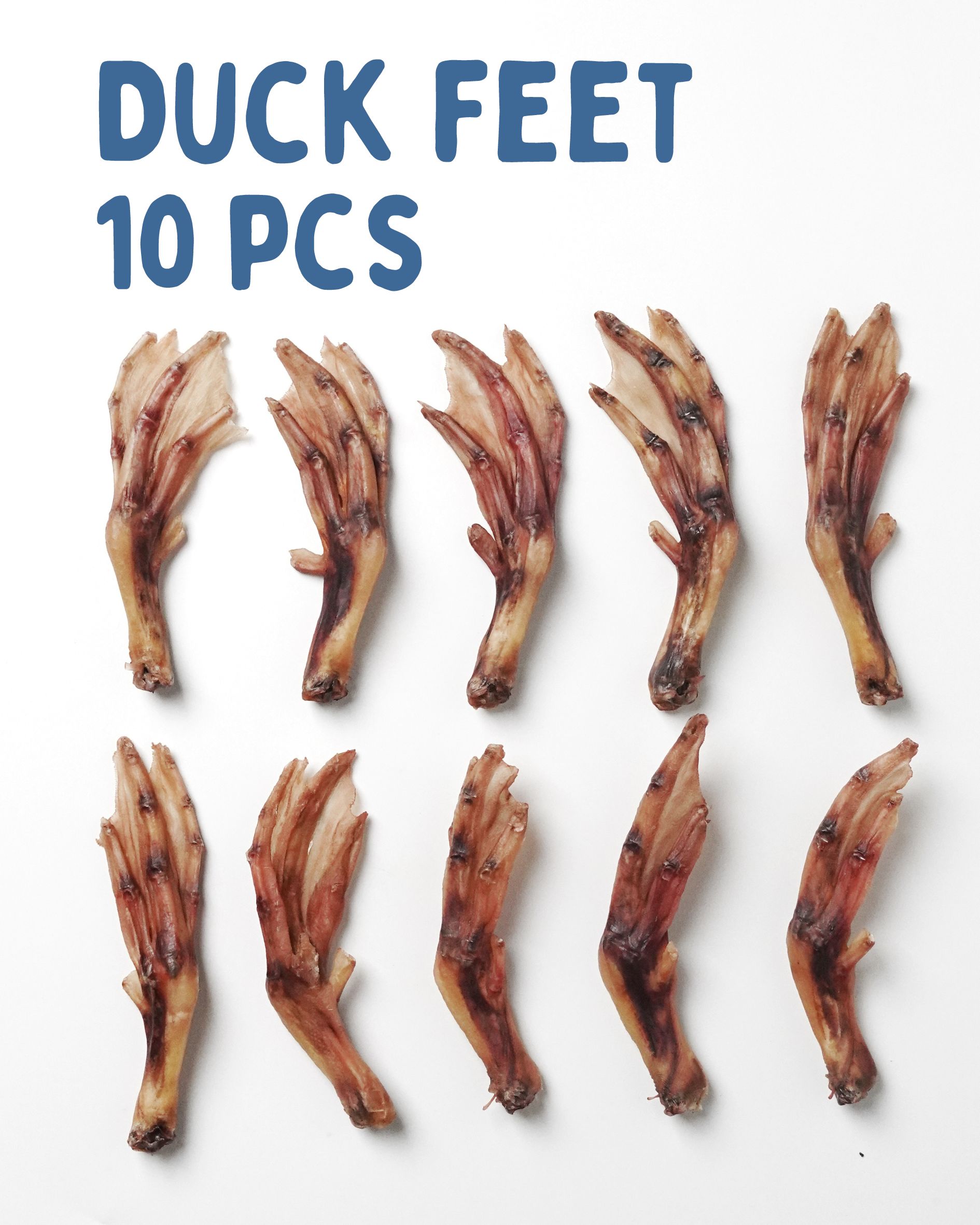 Dehydrated Duck Feet ขาเป็ดอบแห้ง ขนมแทะเล่น / Topper อาหาร 100% ...