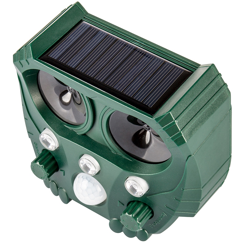 Animal Repeller Ultrasonic Solar Power Bird Dog Cat Skunk Deer Raccoon ...