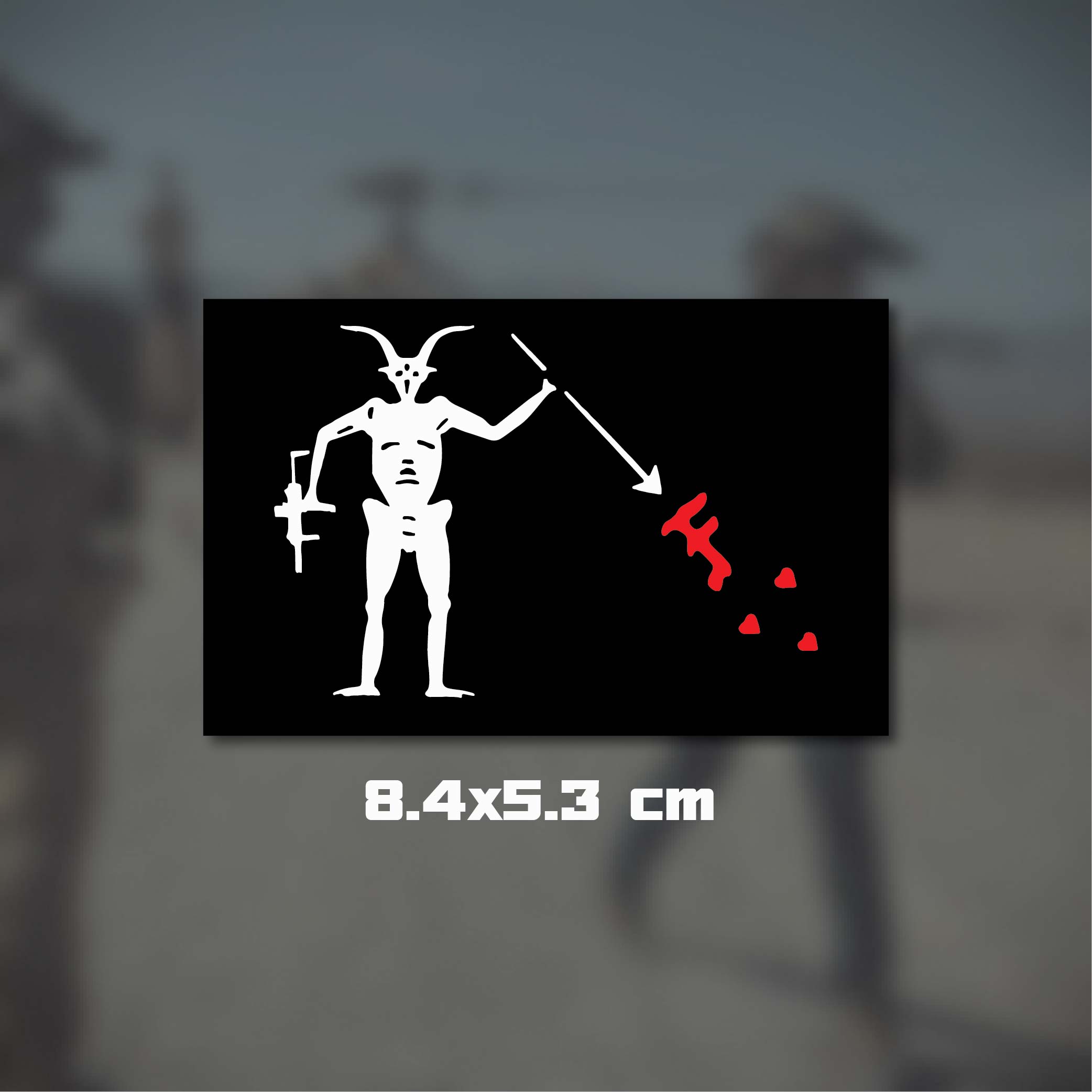 สติกเกอร์ ธงblackbeard flag FOG forward observations group ferro ติด ...