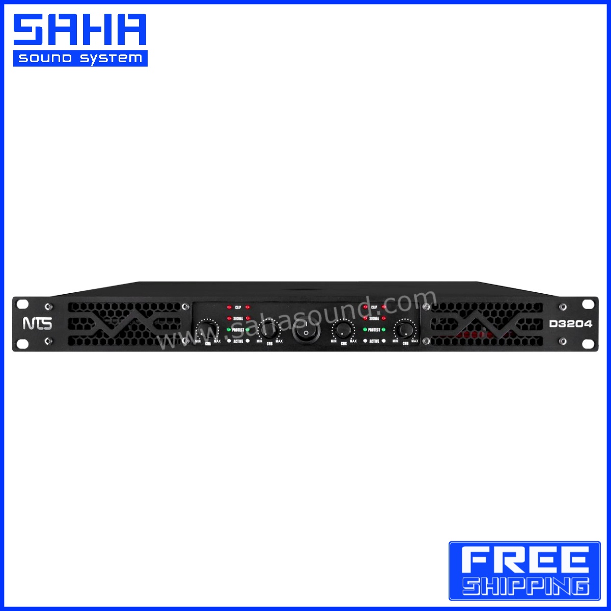 ส่งฟรี NTS D3204 4CH POWERAMP CLASS D เพาเวอร์แอมป์ 4 แชนแนล 4CH x 320W (ส่งฟรีไม่มีขั้นต่ำ ...