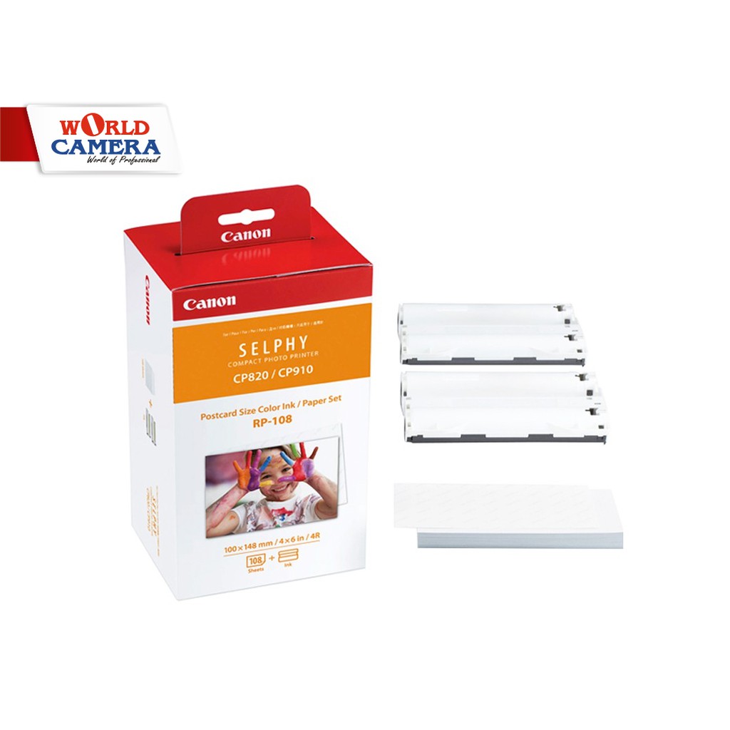 CANON PAPER RP-108-กระดาษปริ้นรูปพร้อมหมึก | Lazada.co.th