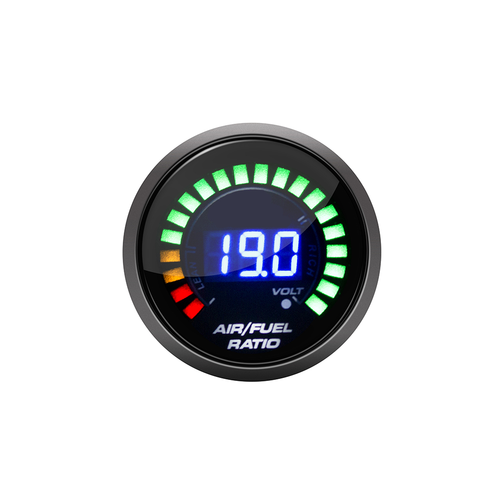 52มม. LED Tachometer RPM Turbo Boost BAR PSI สูญญากาศอุณหภูมิน้ำน้ำมัน ...