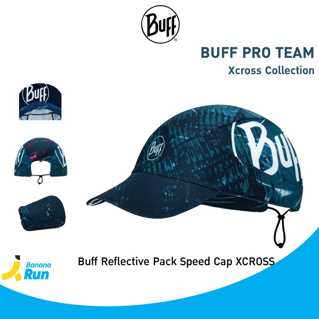 Buff Reflective Pack Speed Cap XCROSS หมวกกันแดดม้วนพับเก็บได้ Pro Team ...