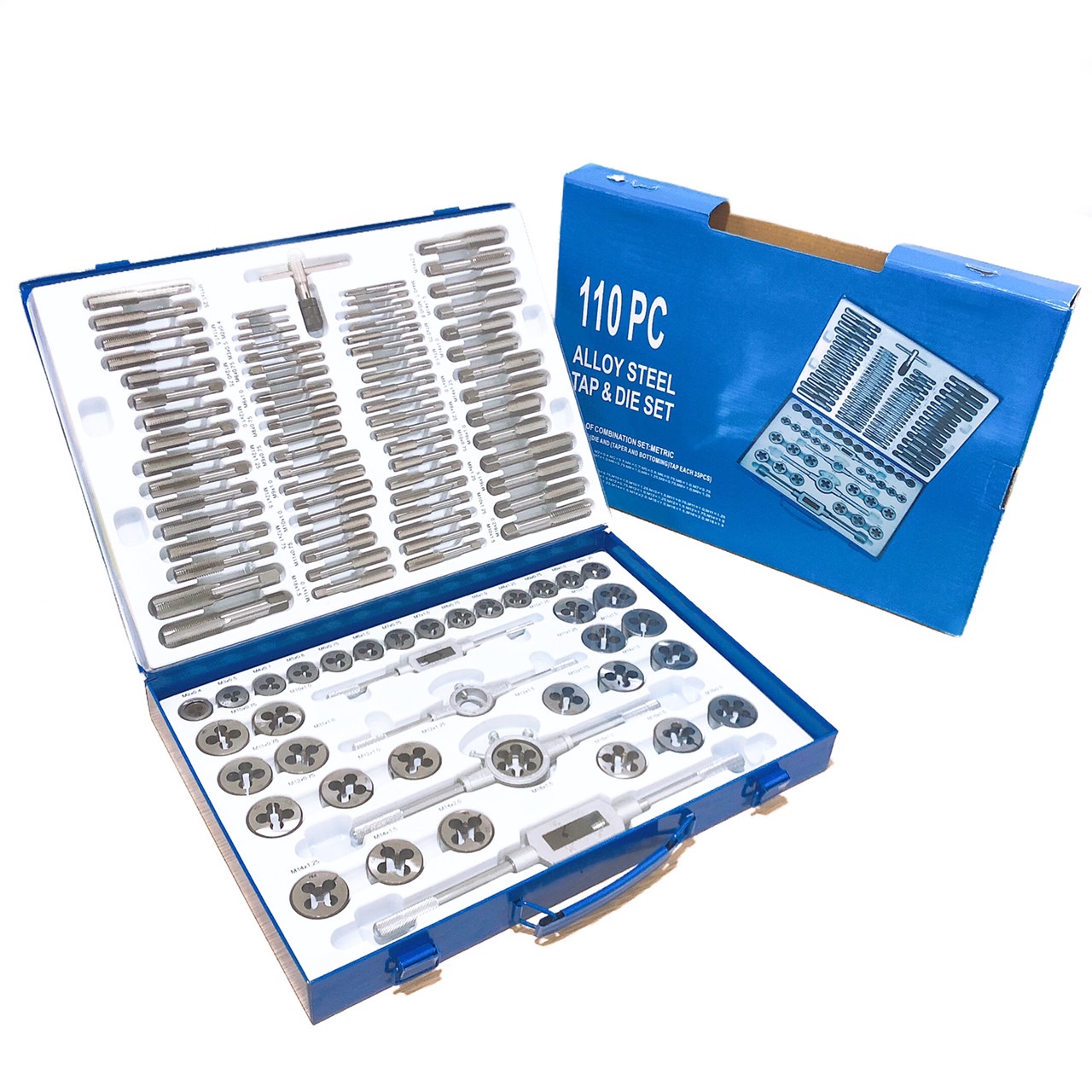 ANTON ชุดต๊าป ดอกต๊าป ต๊าปเกลียว ทำเกลียว 110ชิ้น - ANTON TOOLS - ThaiPick