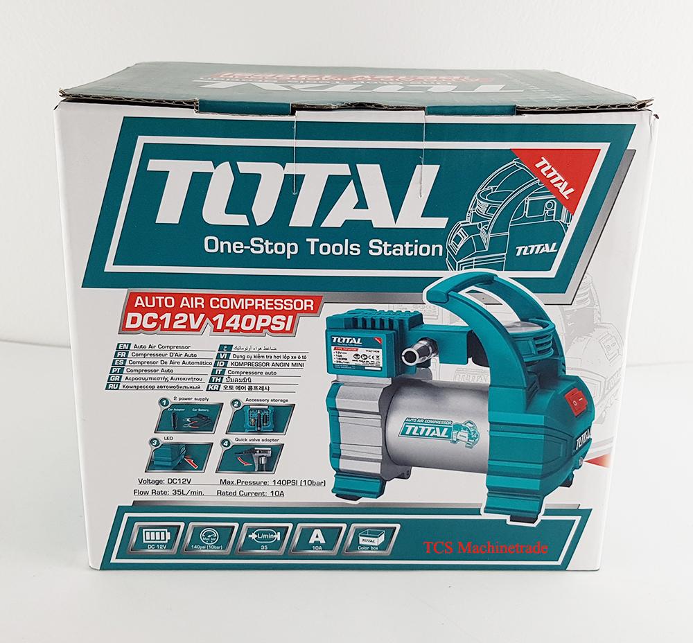 TOTAL ปั๊มลมมินิ 12v ปั้มลม ชนิดเสียบในรถยนต์ รุ่น TTAC 1406 - T.C.S ...