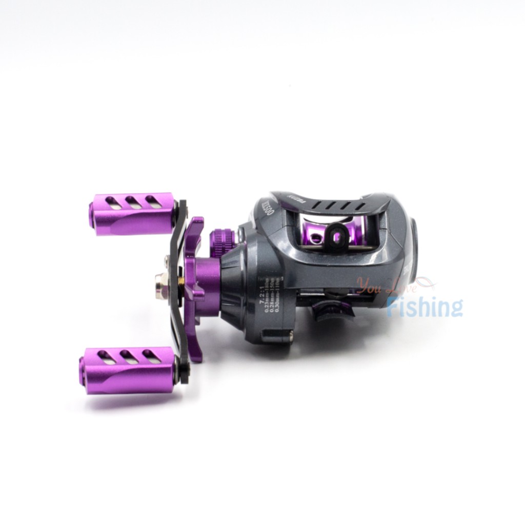 2022 ใส่โค้ด ASMRQ8 ลด 80.- รอกหยดน้ำ KUIBA MX500 รุ่น3 สีม่วง สปูนแต่ง ...