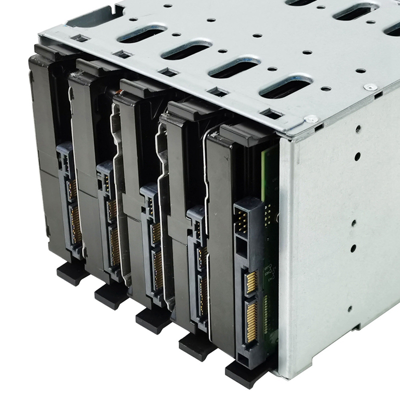 Large Capacity HDD Hard Drive Cage Rack 5.25 Inch to 5X 3.5 Inch SAS ...