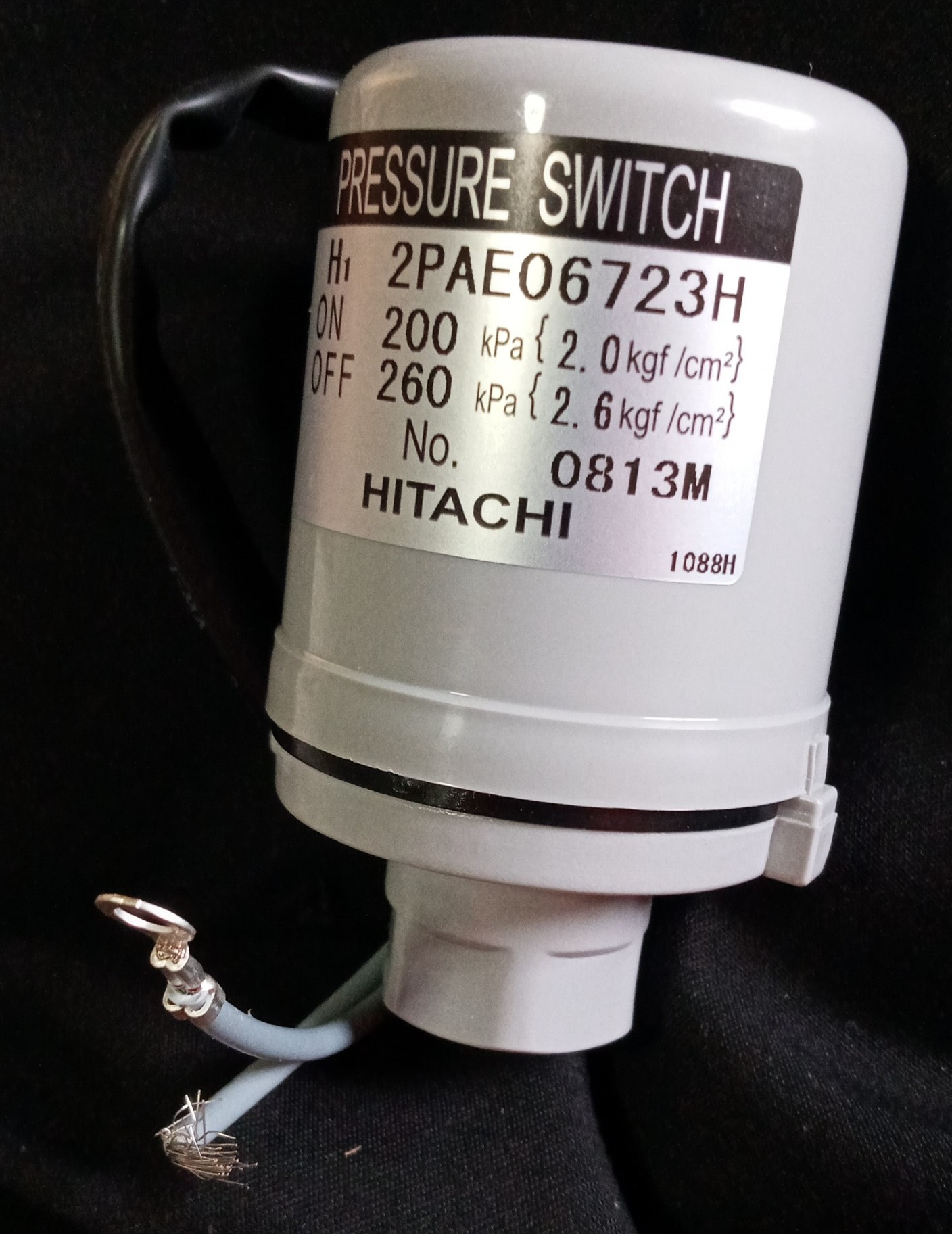 🔥🔥🔥H1 คือรุ่นใหม่ล่าสุด🔥🔥🔥สวิทช์ควบคุมแรงดัน Pressure Switch HITACHI On ...