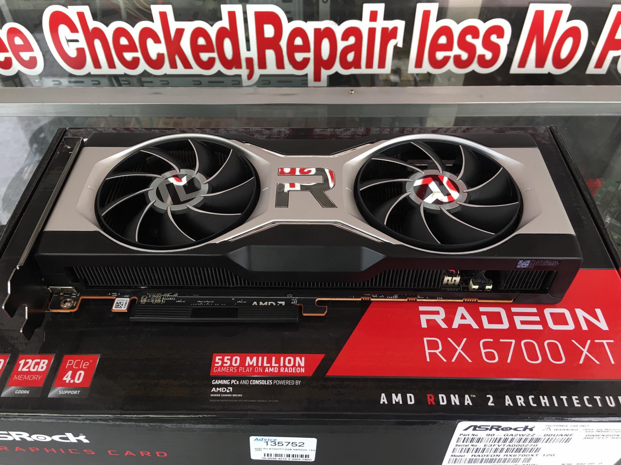 ASROCK RADEON RX6700XT REF 12GB GDDR6(11353200221121) - cyber104 - ThaiPick