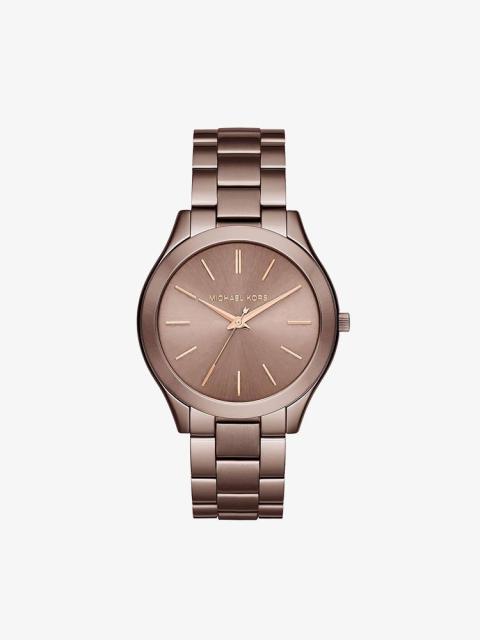 Michael Kors นาฬิกาข้อมือผู้หญิง Slim Runway Sable Dial Sable รุ่น ...