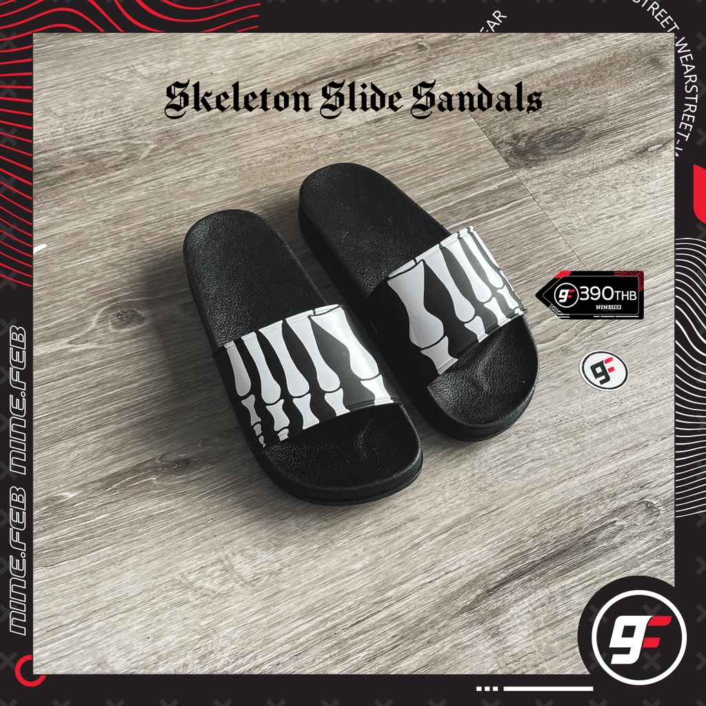 9FEB Skeleton slide sandals - 9feb.store - ThaiPick