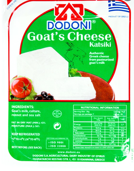 🥇Rare item🥇 Dodoni Goat's Cheese 200g 🎯 โดโดนีชีสนมแพะ 200กรัม | Lazada ...