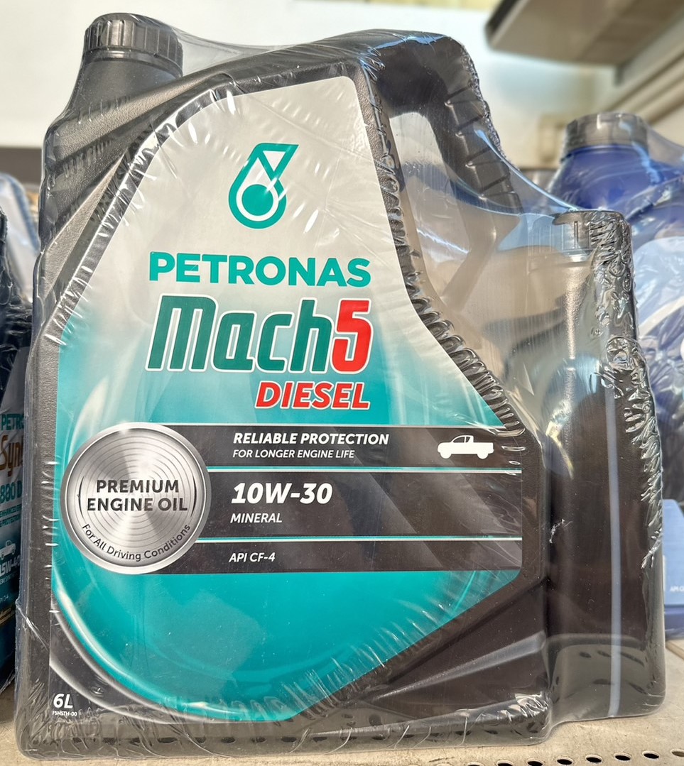 PETRONAS MACH 5 DIESEL 10W-30 น้ำมันเครื่องรถยนต์ น้ำมันเครื่องเกรดพรีเ ...