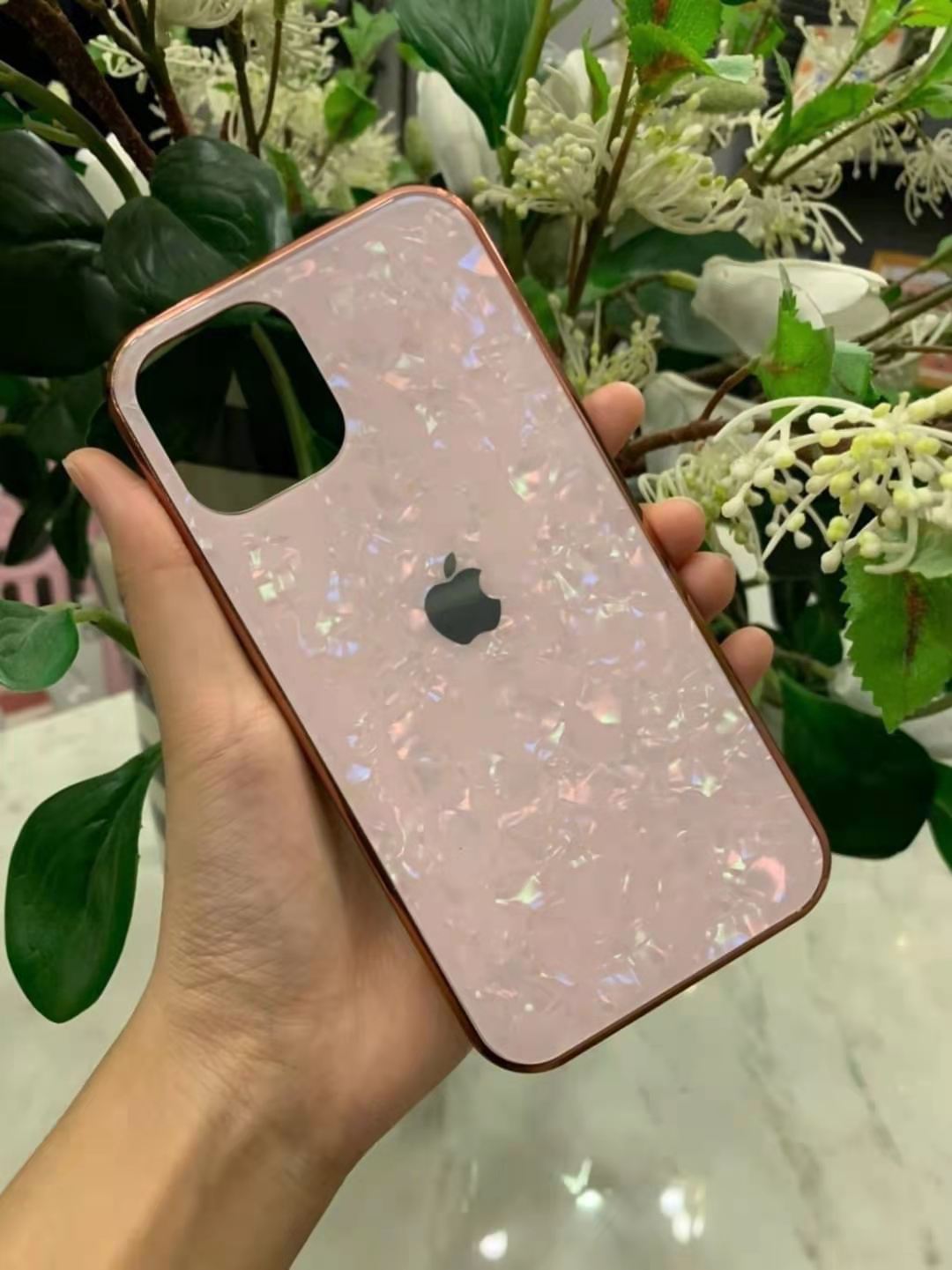 เคสกระจกหินอ่อน IPHONE6 6PLUS 7 8 SE2 7PLUS 8PLUS IX XS XR XMAX I11 ...