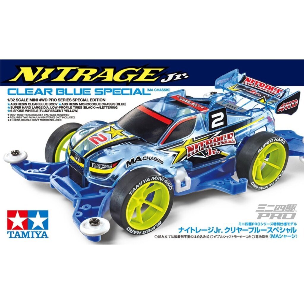 รถมินิโฟร์วีล TAMIYA 95398 132 Nitrage Jr. Clear Blue Special (MA ...