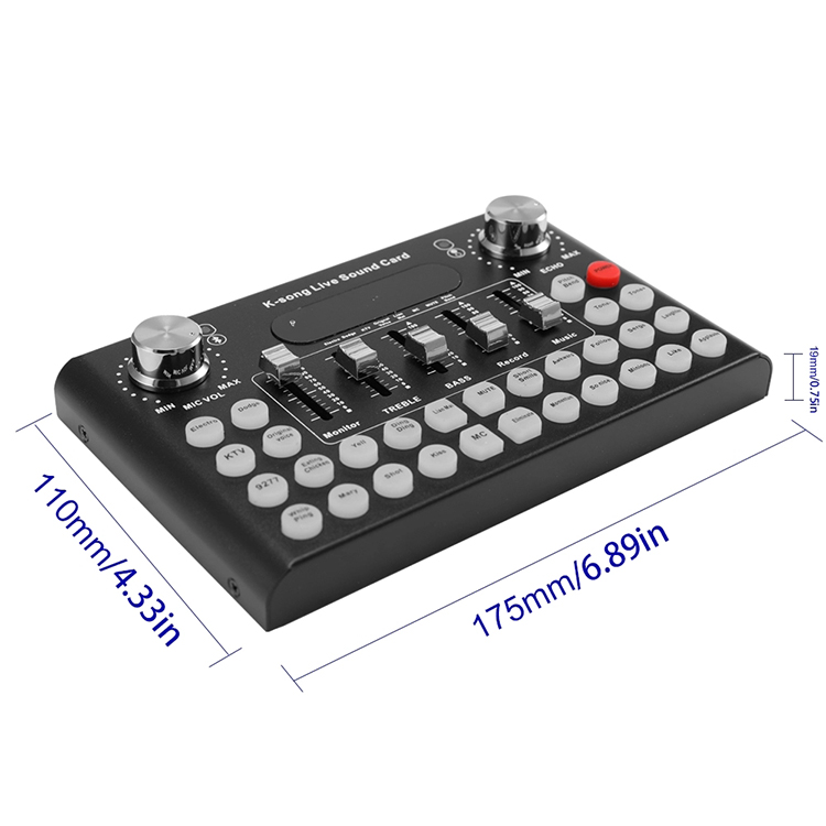 จัดส่งในพื้นที่ซาว์นการ์ดแปลงสัญญาณเสียง การ์ดเสียงสด F9 audio ...