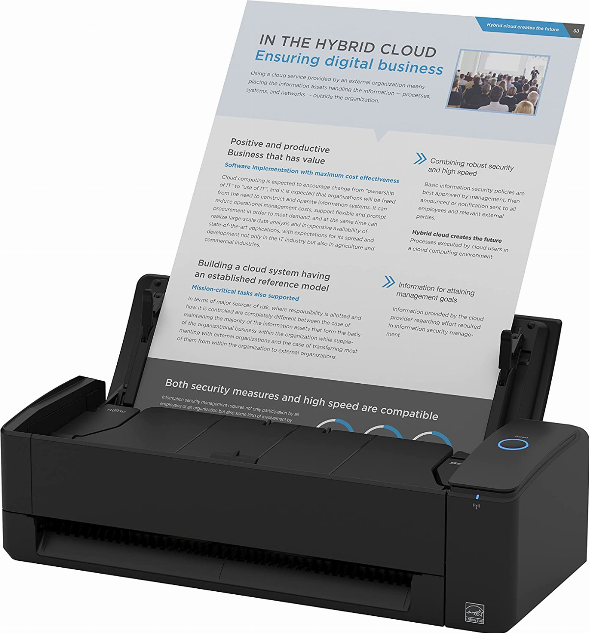 Fujitsu ScanSnap iX1300 Compact Wi-Fi Document Scanner for Mac or PC ...