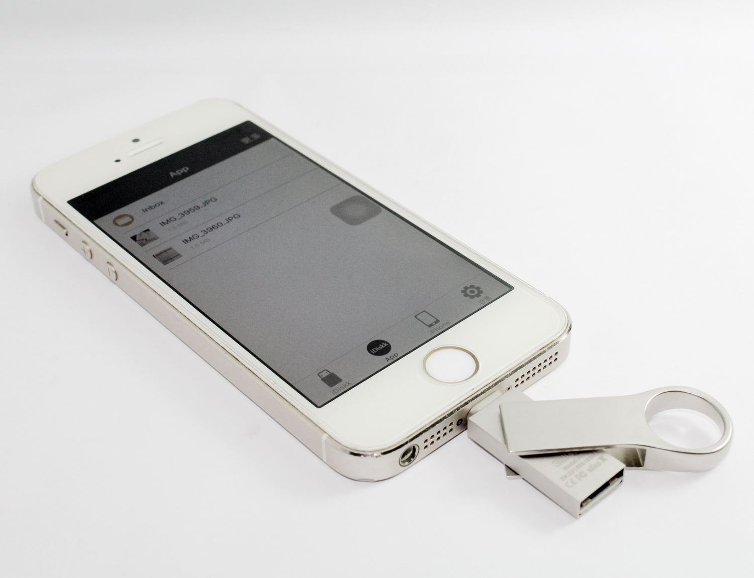 iDrive iDiskk Pro LX-814 128GB USB 2.0 แฟลชไดร์ฟสำรองข้อมูล iPhone,IPad ...