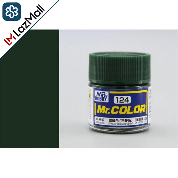 Mr.Hobby Mr.Color C124 Dark Green (Mitsubishi) Semi-Gloss (10ml ...