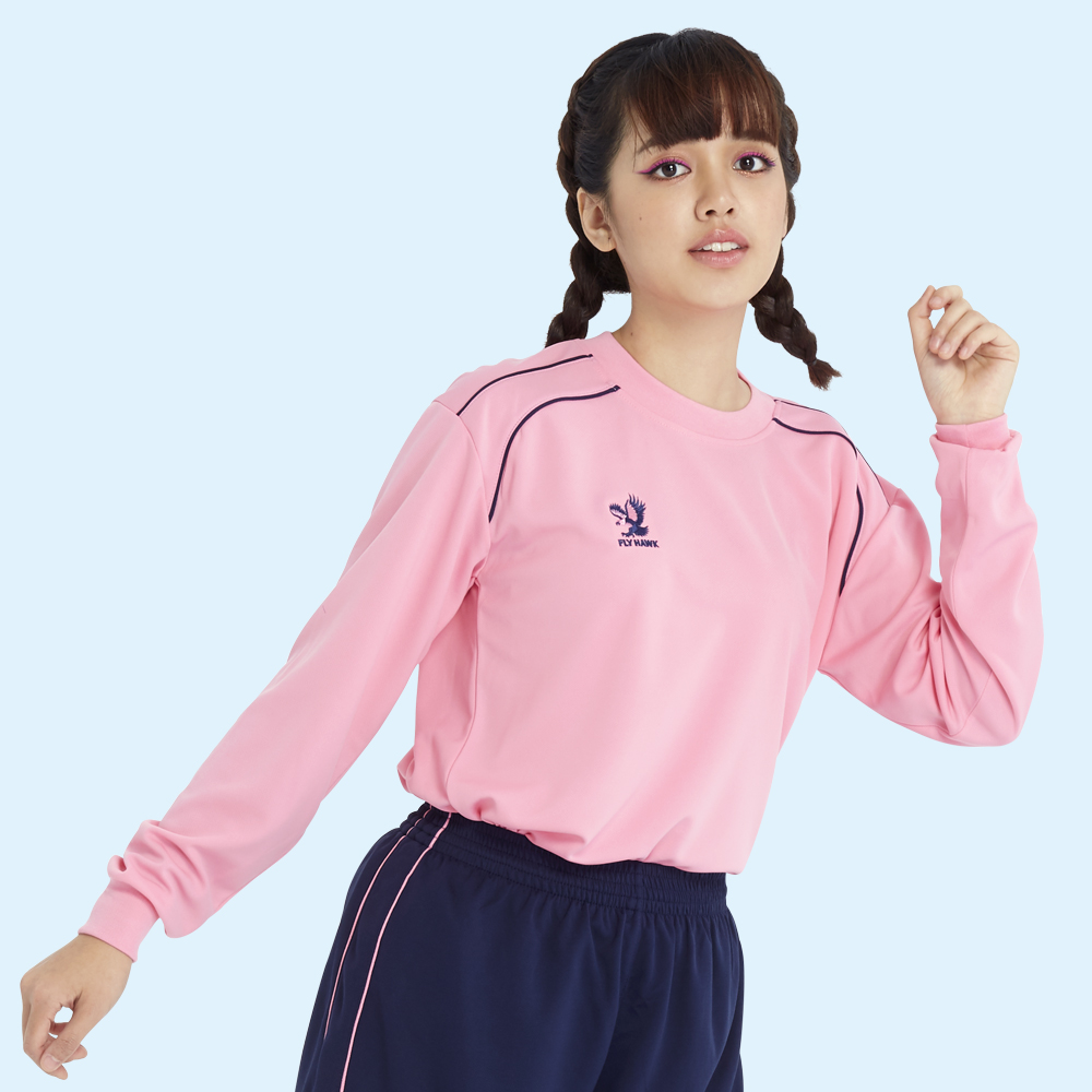 เสื้อฟุตบอลแขนยาวผู้หญิง FLY HAWK รุ่น A972 เสื้อกีฬาแขนยาวคอกลม - SportDepot - ThaiPick