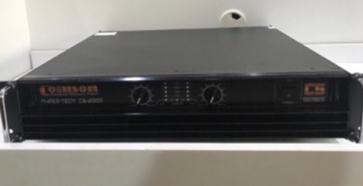 เครื่องขยายเสียงComson Cs-2000 420W+420W ขับดอก 12 นิ้ว ถึง 15 นิ้ว ได้4ใบ รับประกัน 1 ปี จากผู้ ...